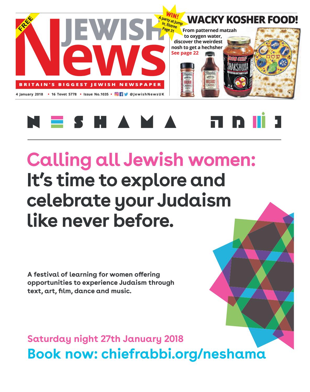 Jewish news, issue 1035 by Jewish News - Issuu