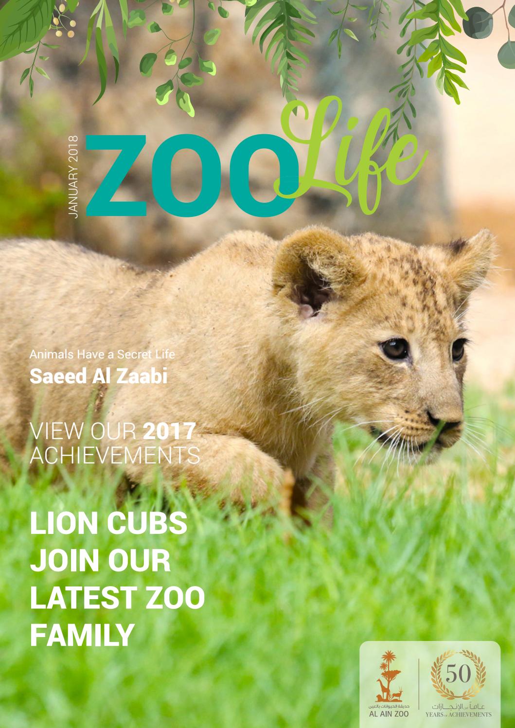Zoolife January edition - Insights from Al Ain Zoo by Al Ain Zoo - Issuu