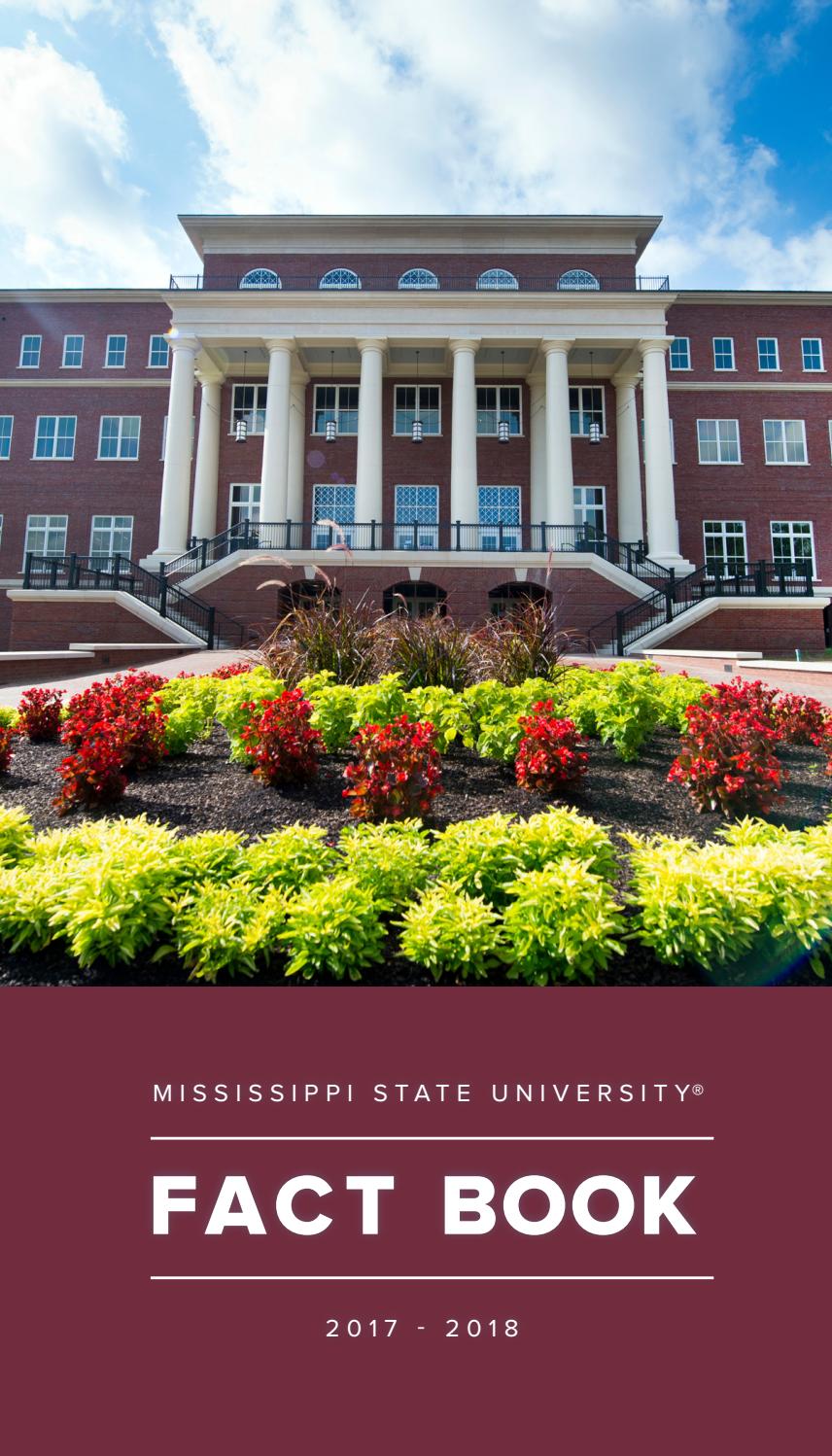 MSU Fact Book 2017 by MSSTATE - Issuu