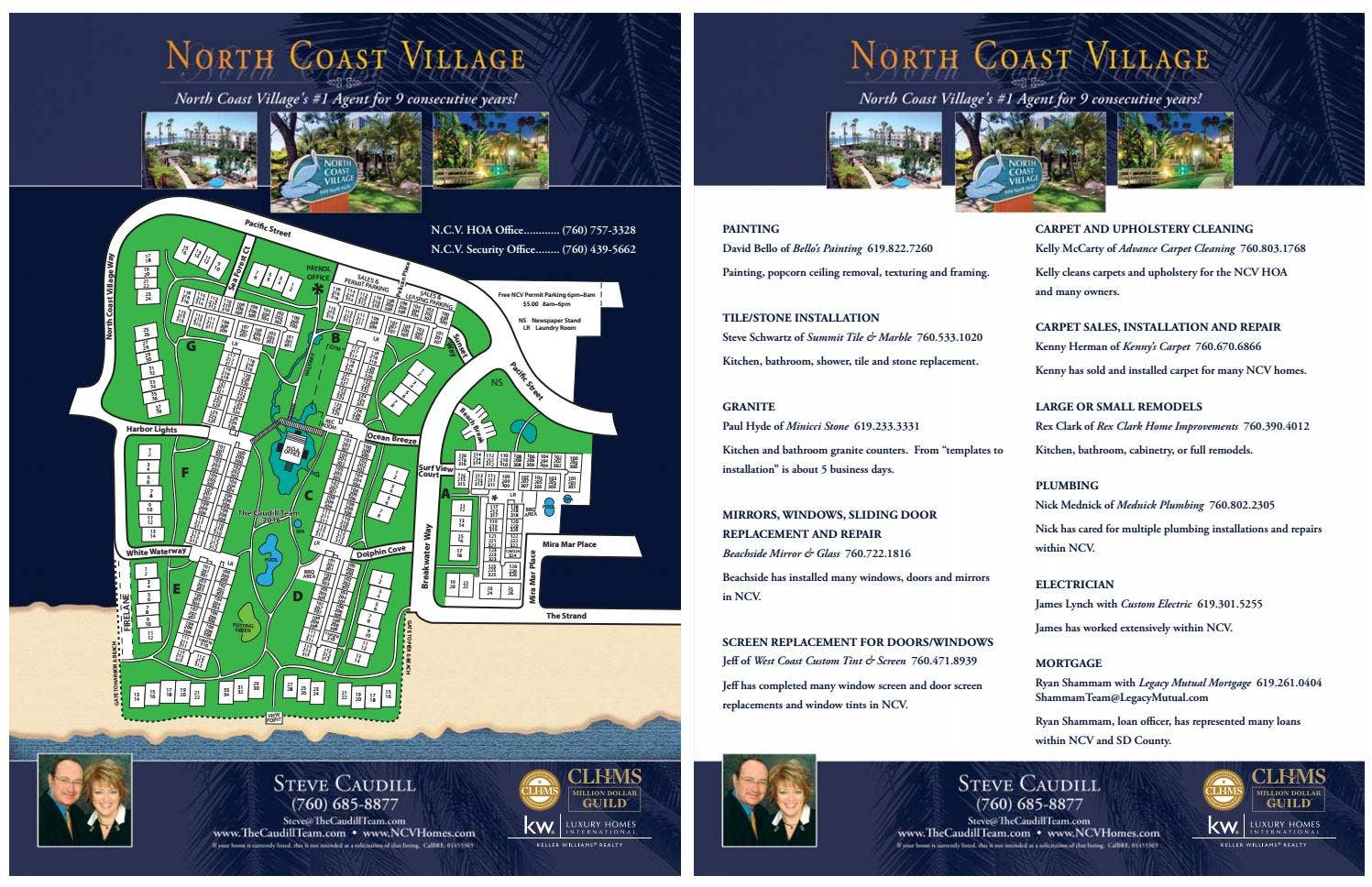 Steve Caudill - North Coast Village - Map & Vendors by REAL Marketing ...