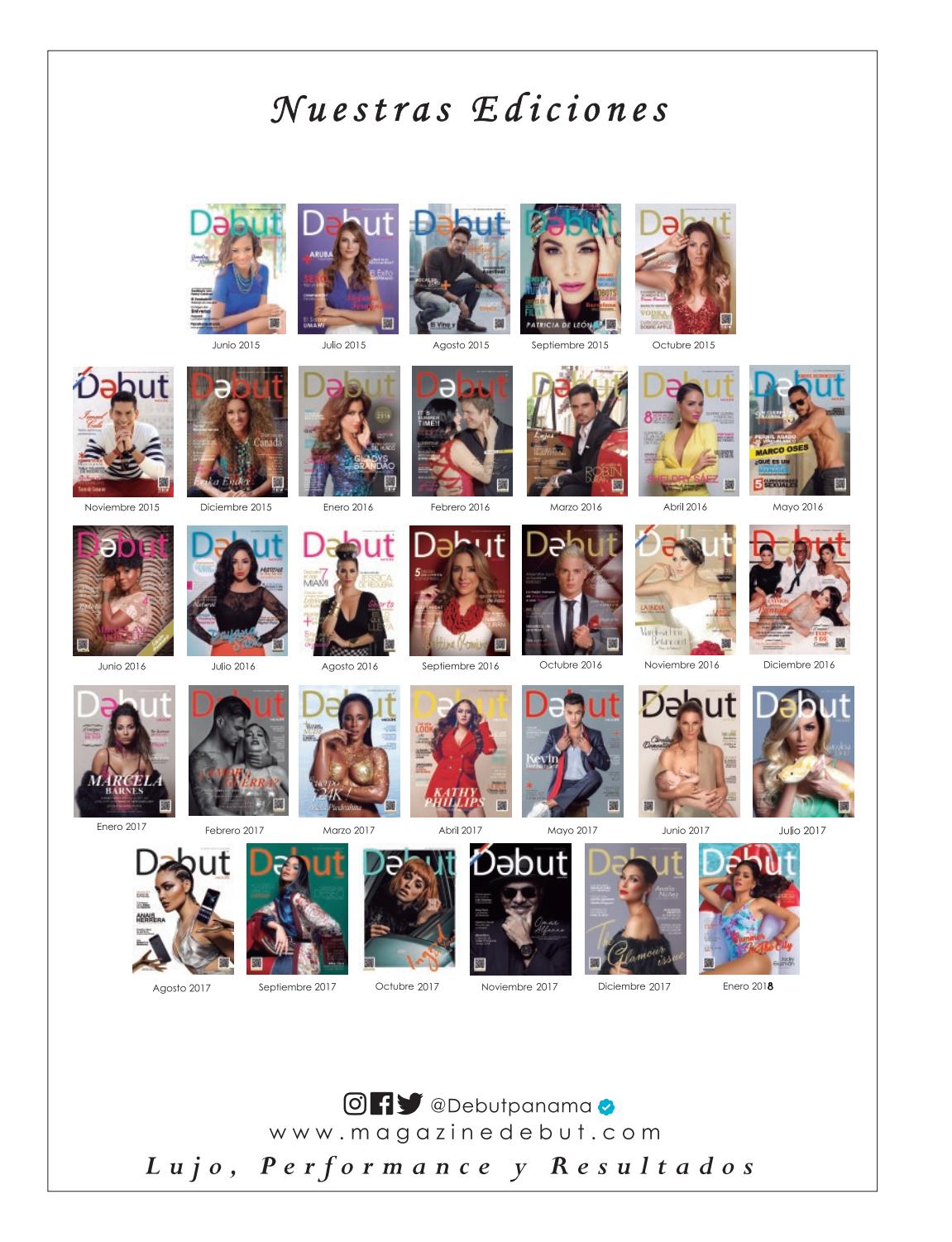 Enero 2018 by DEBUT MAGAZINE - Issuu