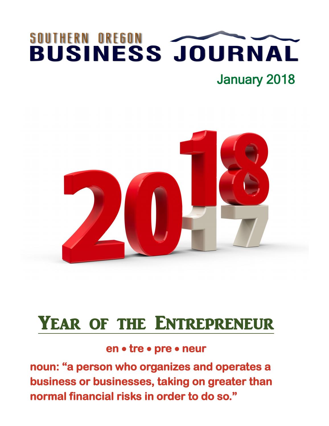 January 2018 by Southern Oregon Business Journal - Issuu