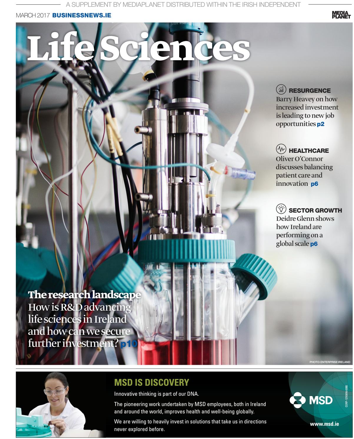 Life Sciences campaign 2017 by Mediaplanet UK&IE - Issuu