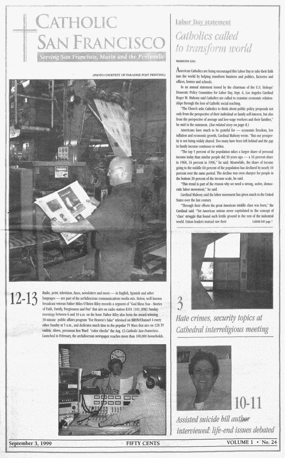 September 3, 1999 by Catholic San Francisco - Issuu