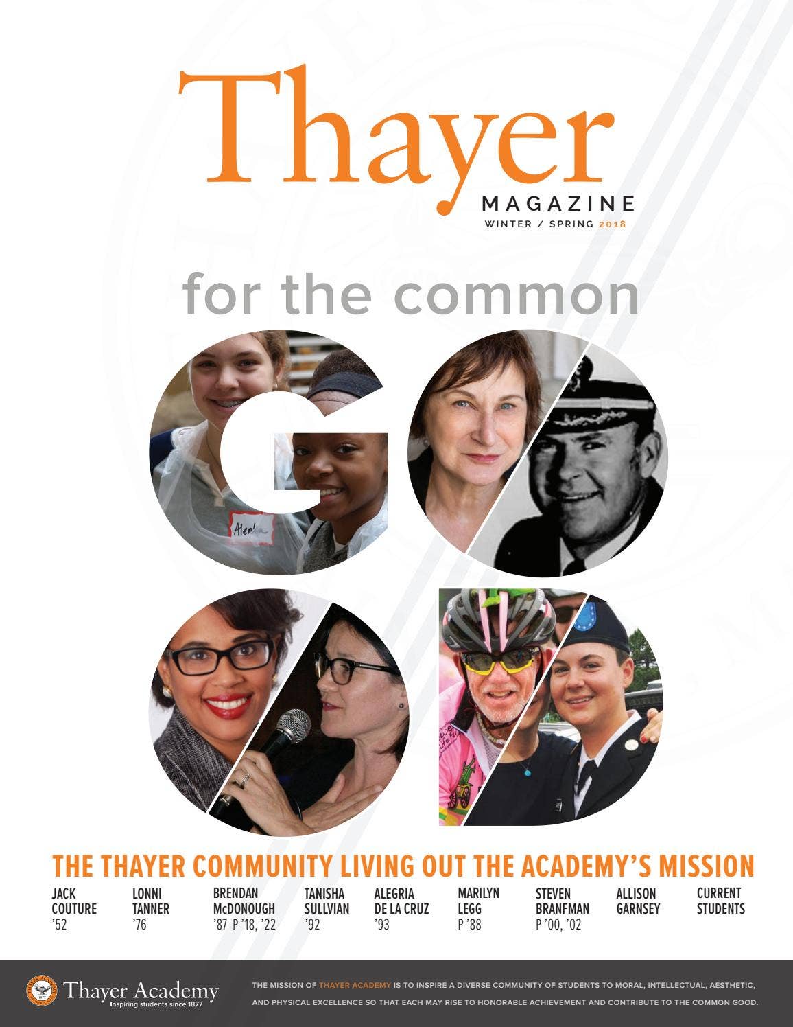 Thayer Magazine - Winter/Spring 2018 by Thayer Academy - Issuu