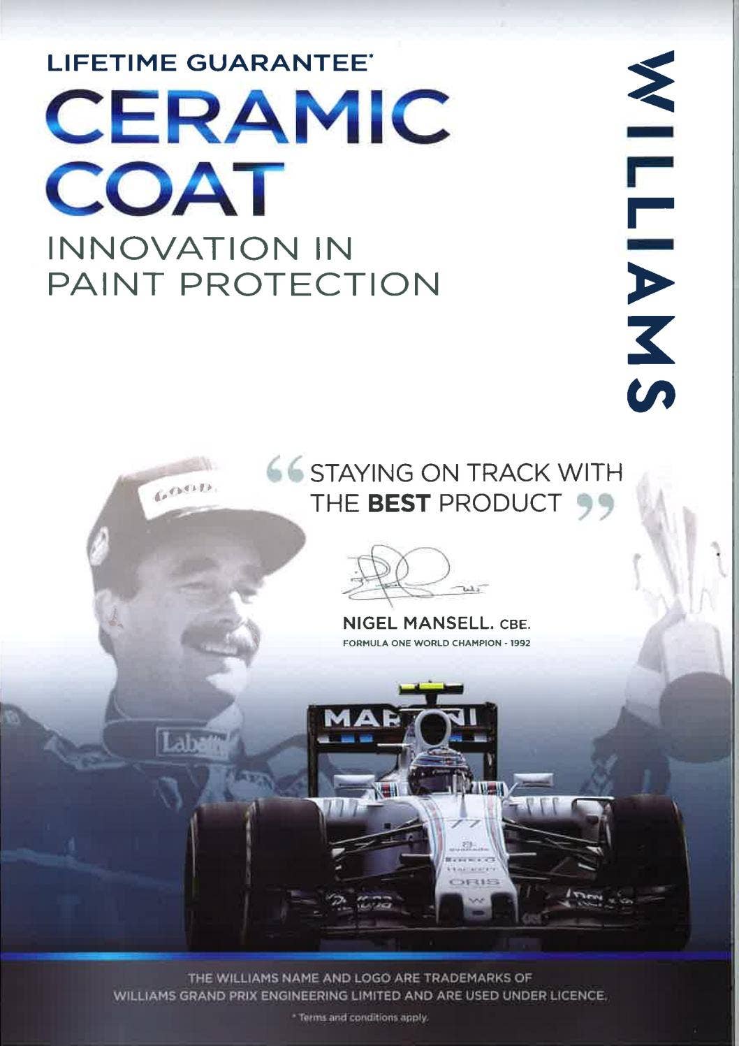Williams Ceramic Coat Brochure by McCarthyCars - Issuu