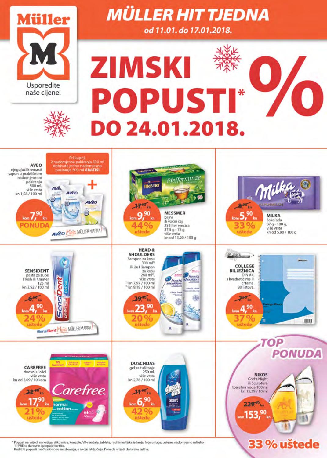 Muller katalog drogerija od 11 17 01 2018 by Catalog.hr - Issuu