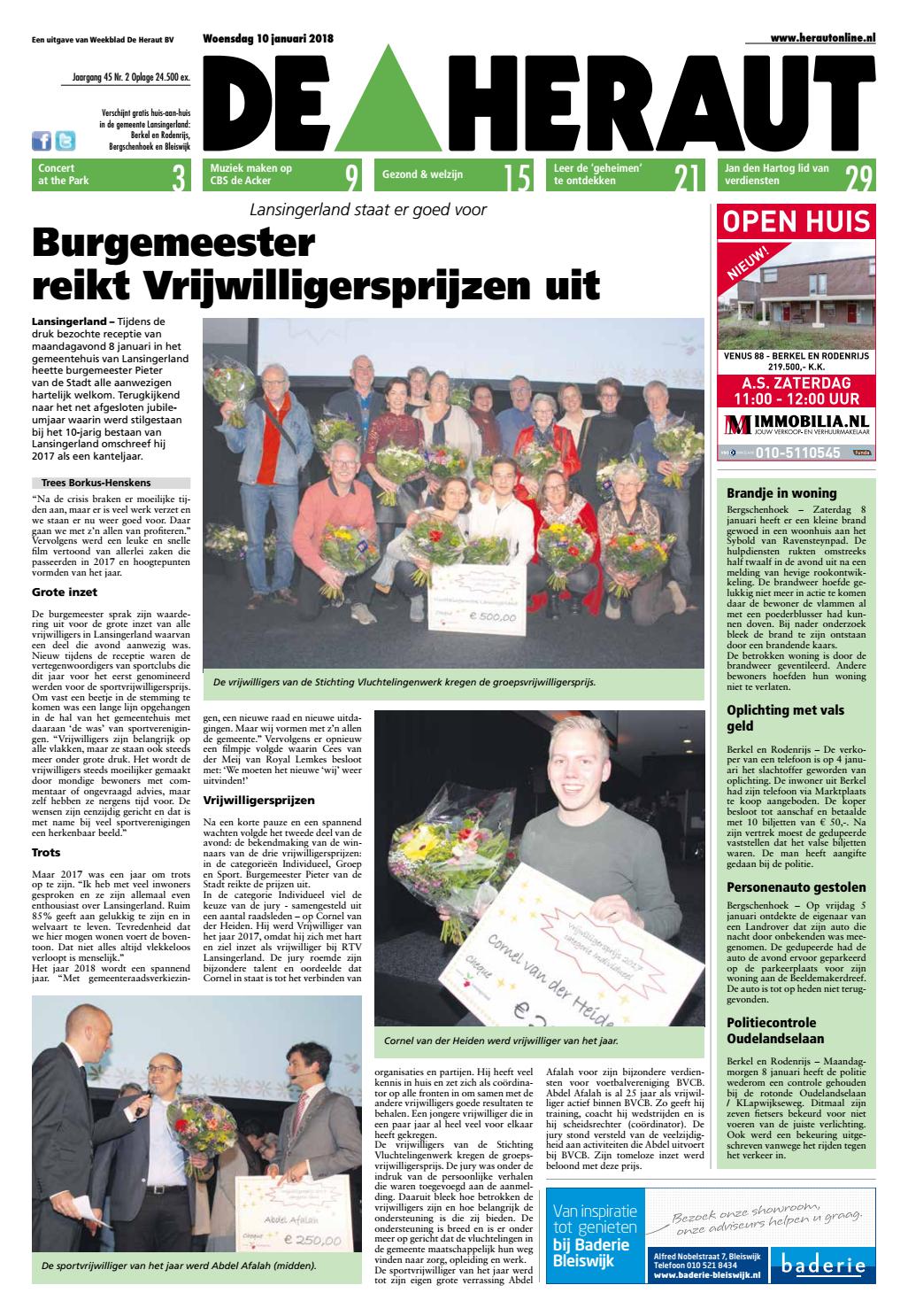 De Heraut week 2 2018 by Nieuwsblad De Heraut - Issuu