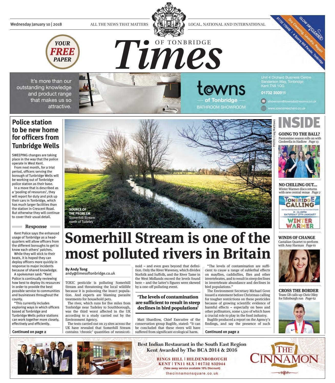 Times of Tonbridge 10th January 2018 by One Media - Issuu
