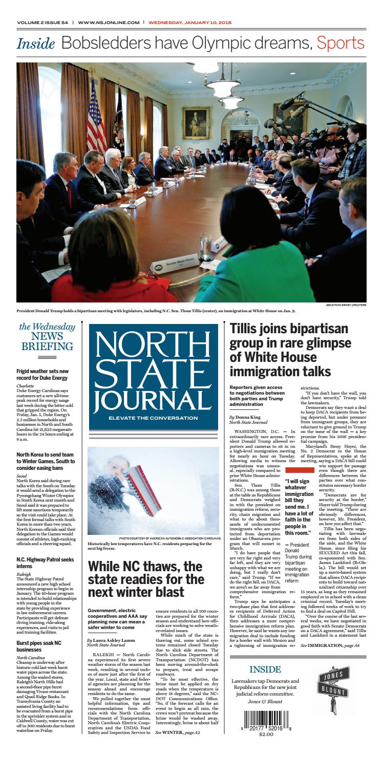 North State Journal — Vol. 2., Issue 54 by North State Journal - Issuu