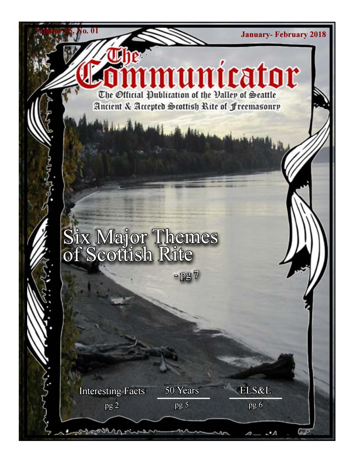 Jan feb 2018 Communicator by Seattle Scottish Rite - Issuu