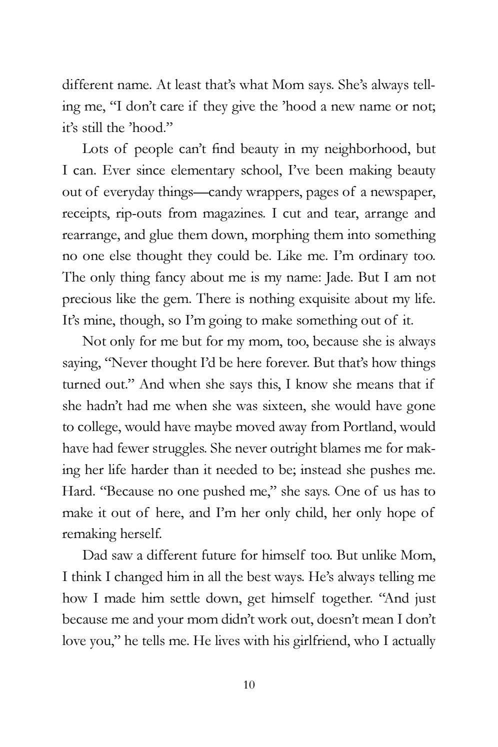 Read an extract from Piecing Me Together! by Bloomsbury Publishing - Issuu