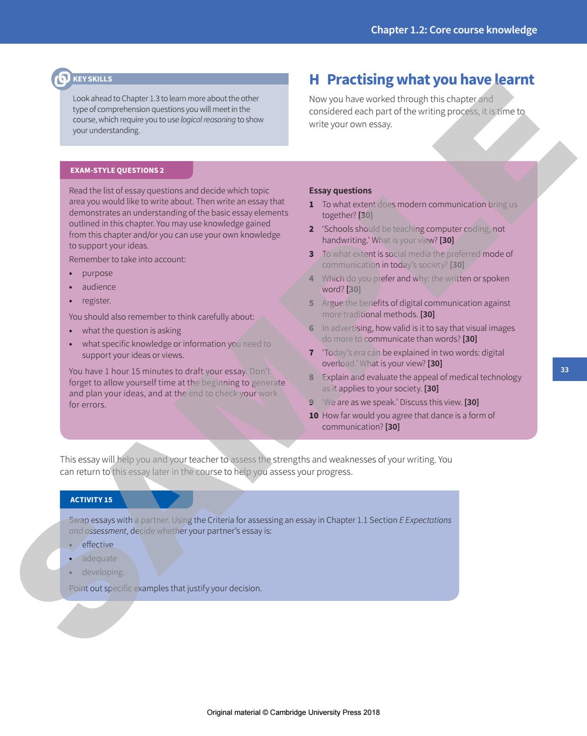 Preview English General Paper Coursebook by Cambridge International ...