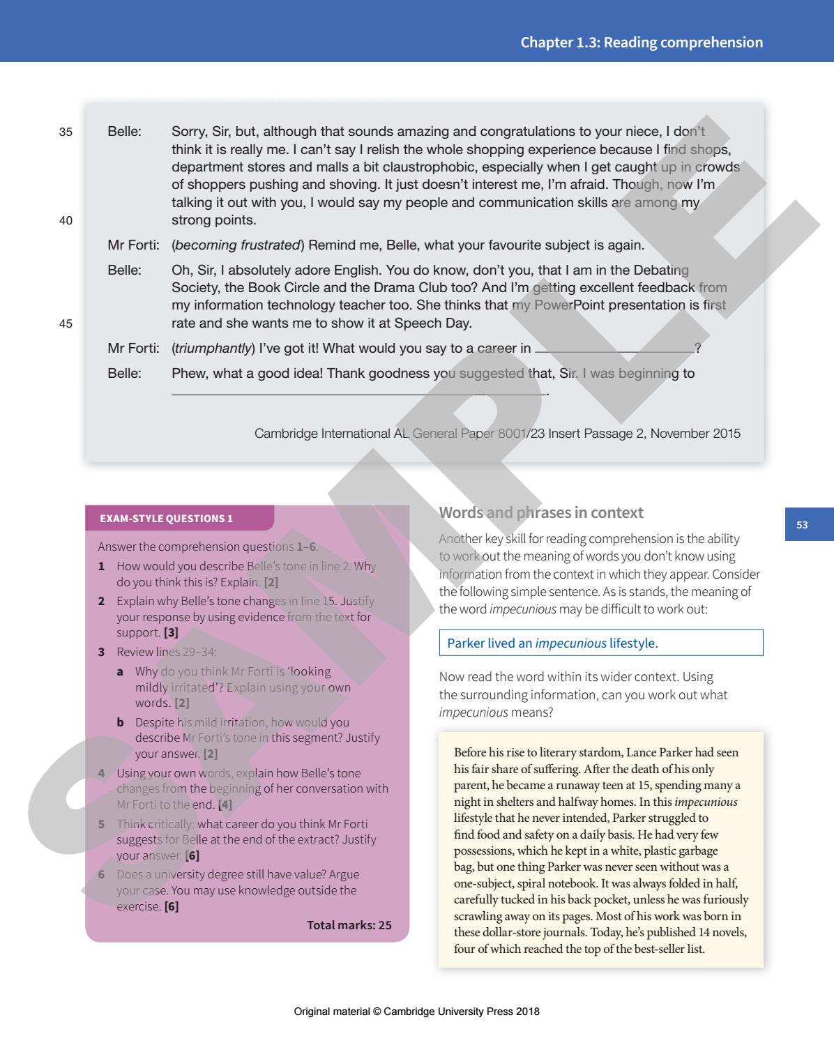 Preview English General Paper Coursebook by Cambridge International ...