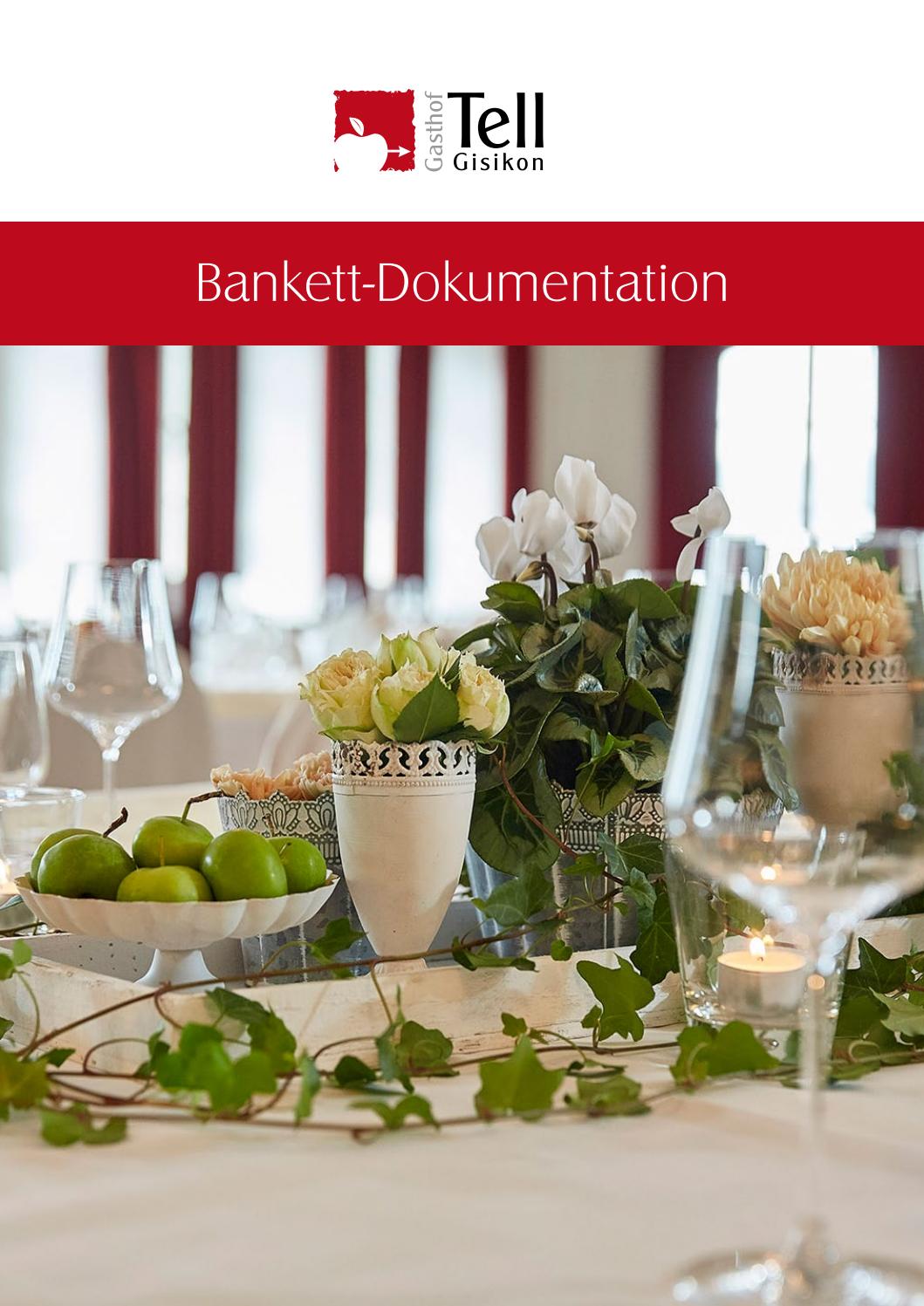 Bankett-Dokumentation Gasthof Tell by Remimag Gastronomie AG - Issuu