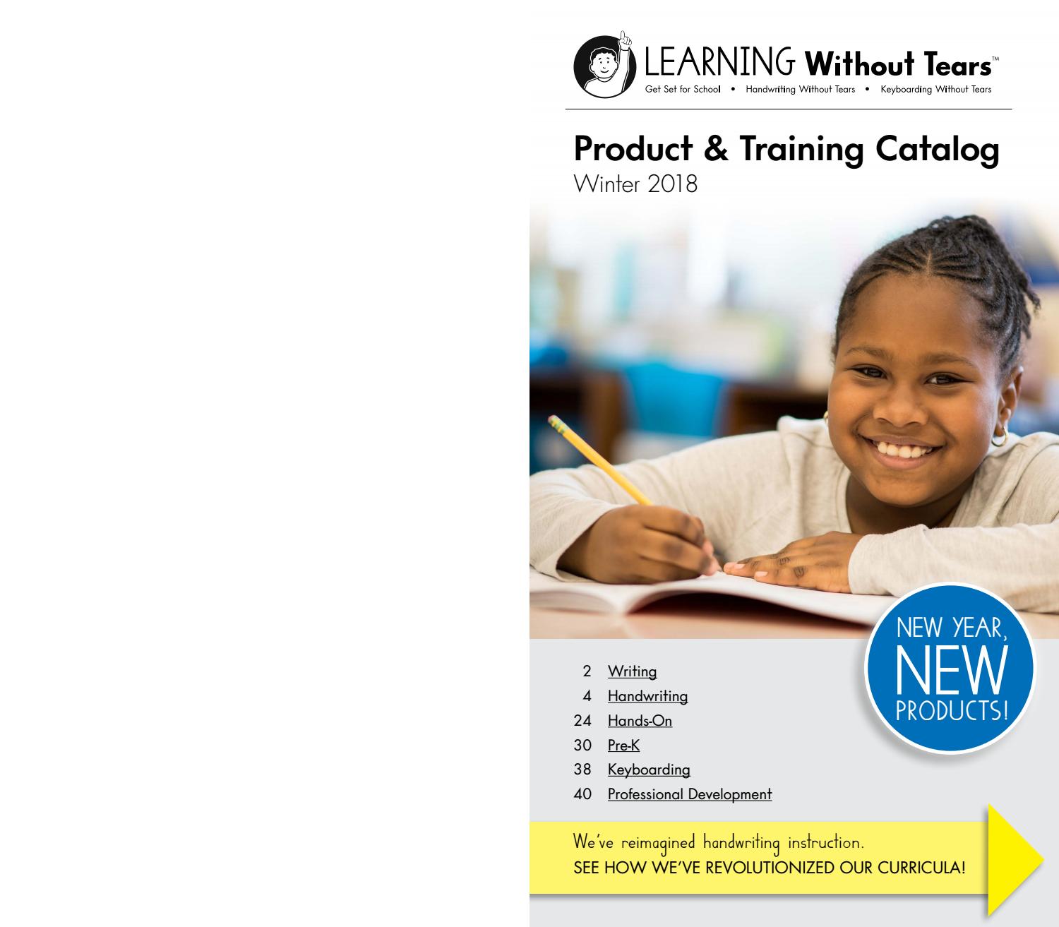Learning Without Tears Products & Training Catalog by Learning Without ...