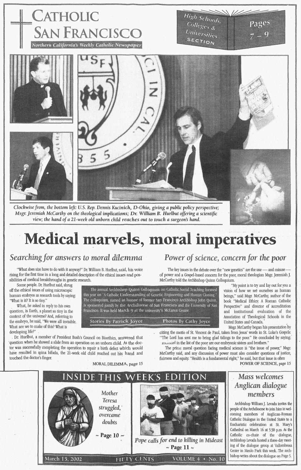 March 15, 2002 by Catholic San Francisco - Issuu