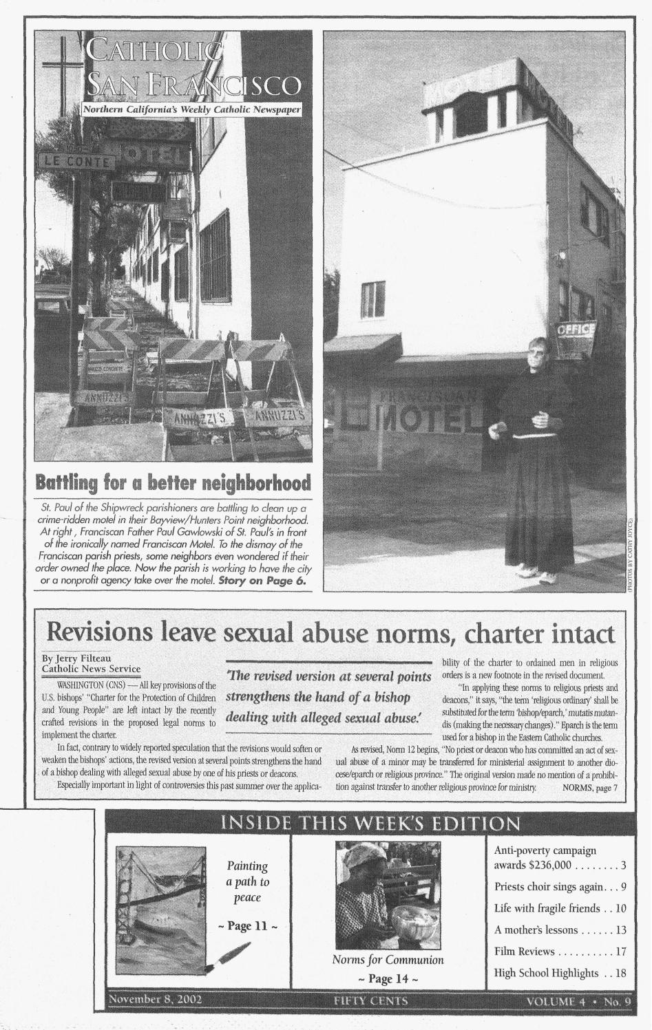 November 8, 2002 by Catholic San Francisco - Issuu