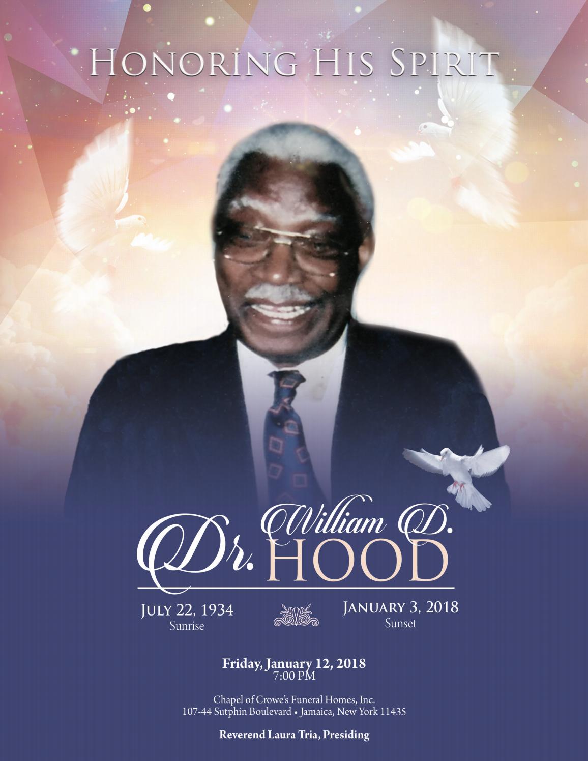 Dr William D Hood program by MLDCommunications - Issuu