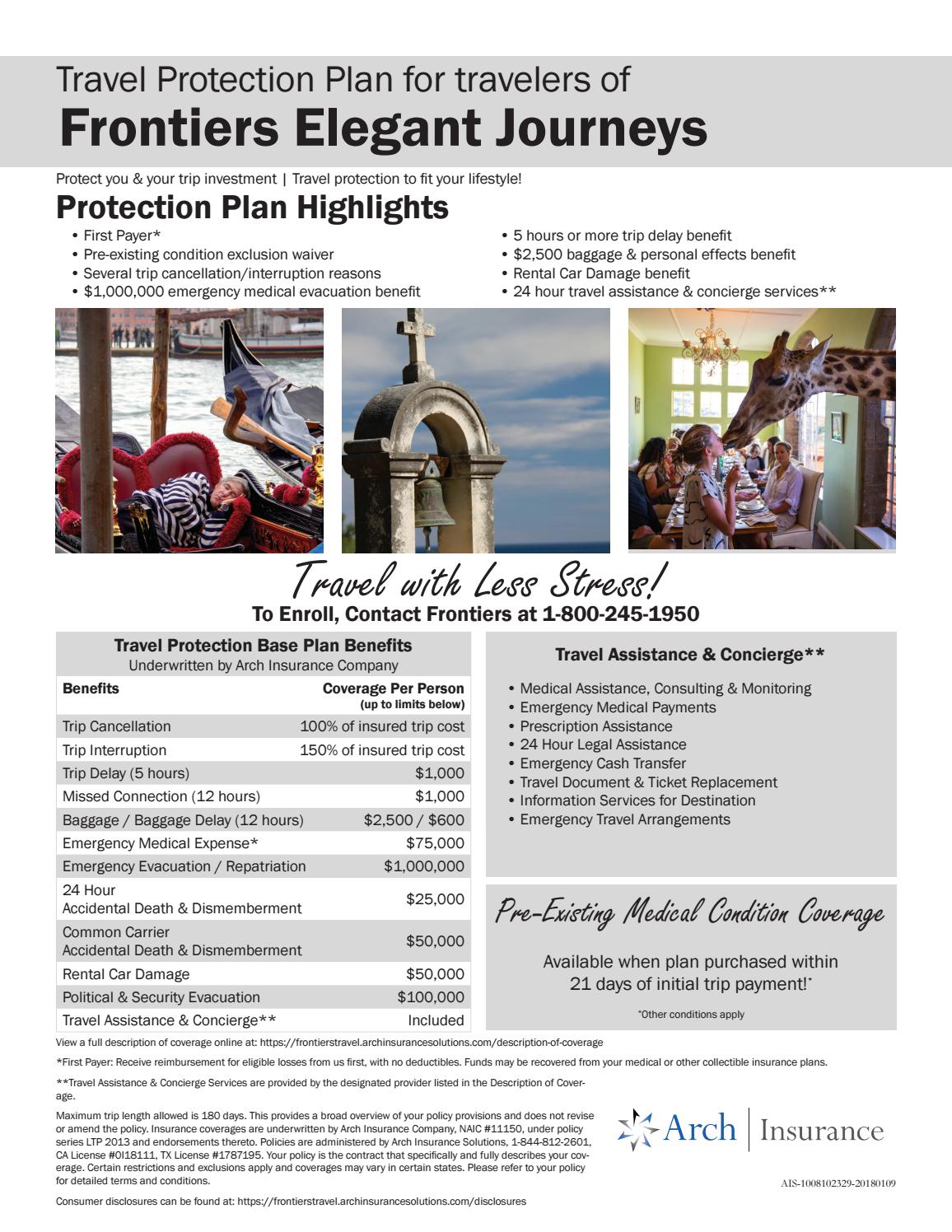 Travel Protection: Elegant Journey by Frontiers Travel - Issuu