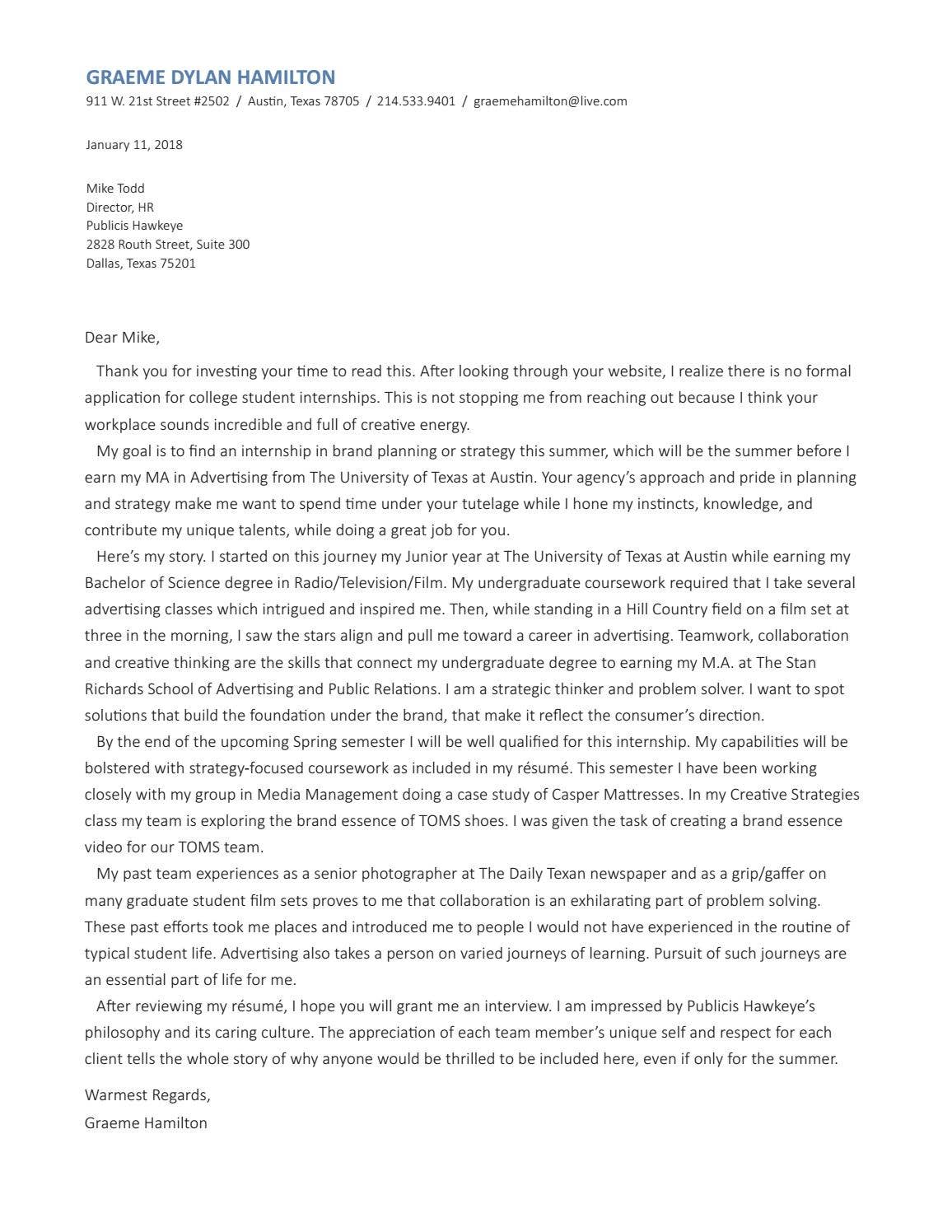 Graeme Hamilton Resume by ghamilton5 - Issuu
