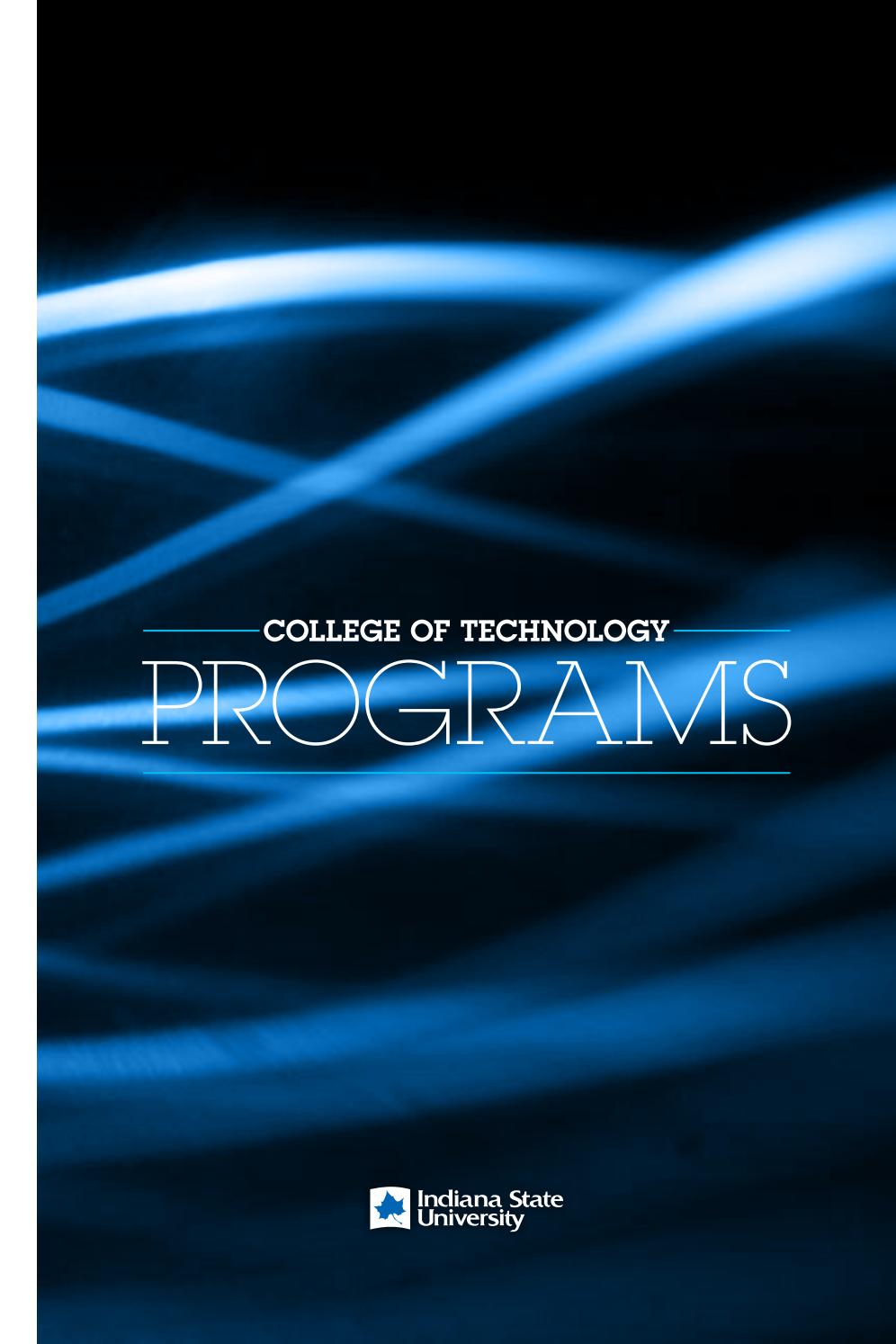 College of Technology Program Booklet 2017 by Indiana State University ...