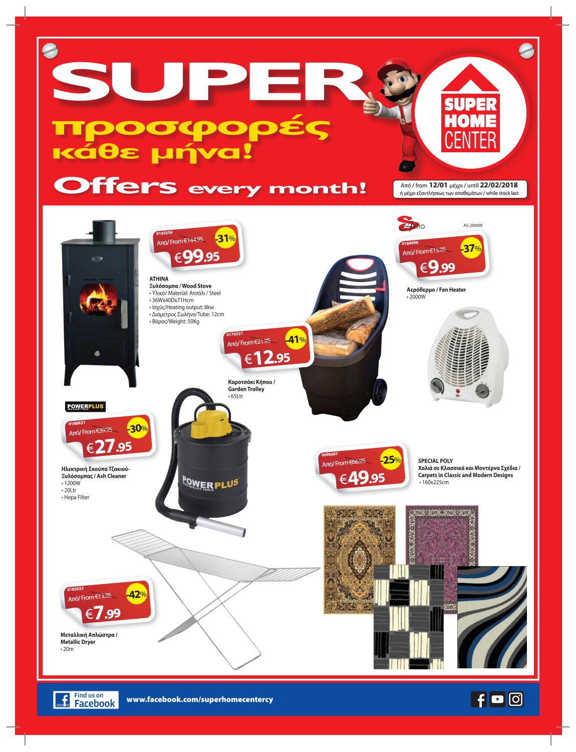 Super Offers 12/01/18 - 22/02/18 by Superhome Center Cyprus - Issuu