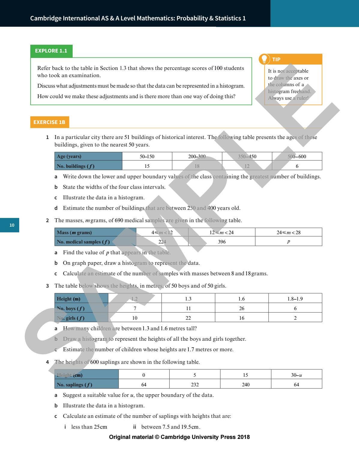 Preview Cambridge International AS & A Level Mathematics: Probability ...