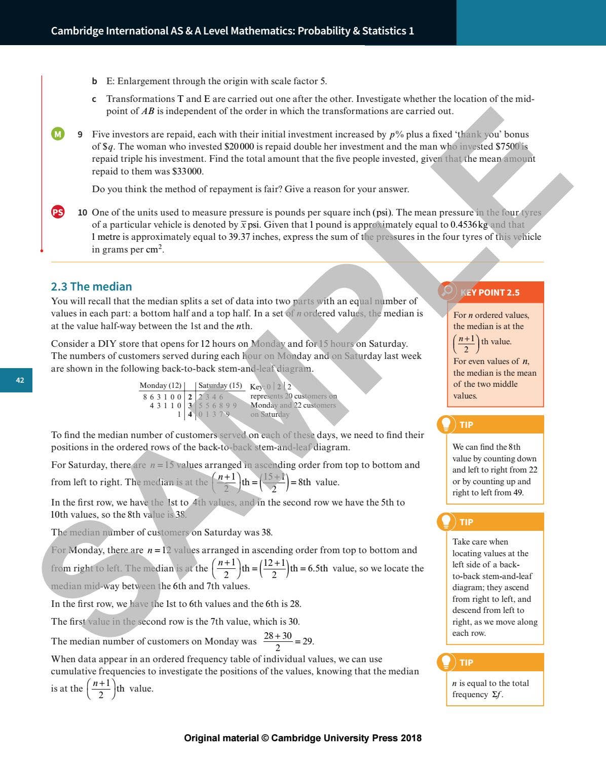 Preview Cambridge International AS & A Level Mathematics: Probability ...