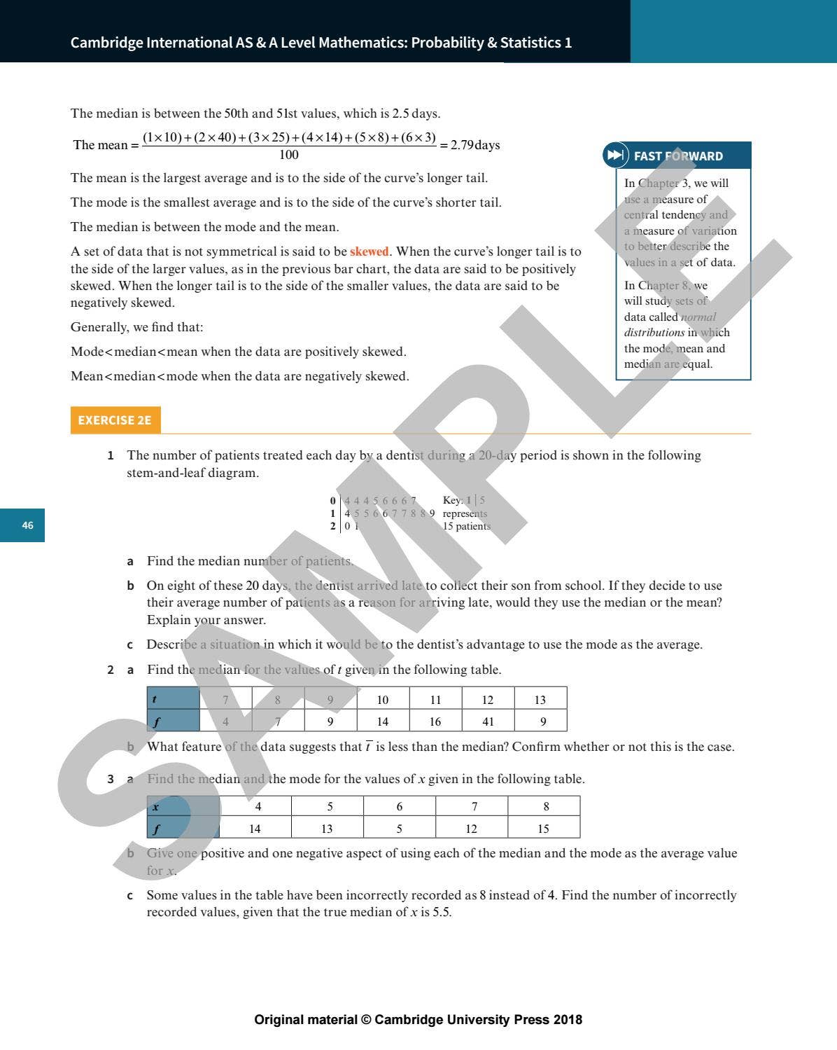 Preview Cambridge International AS & A Level Mathematics: Probability ...