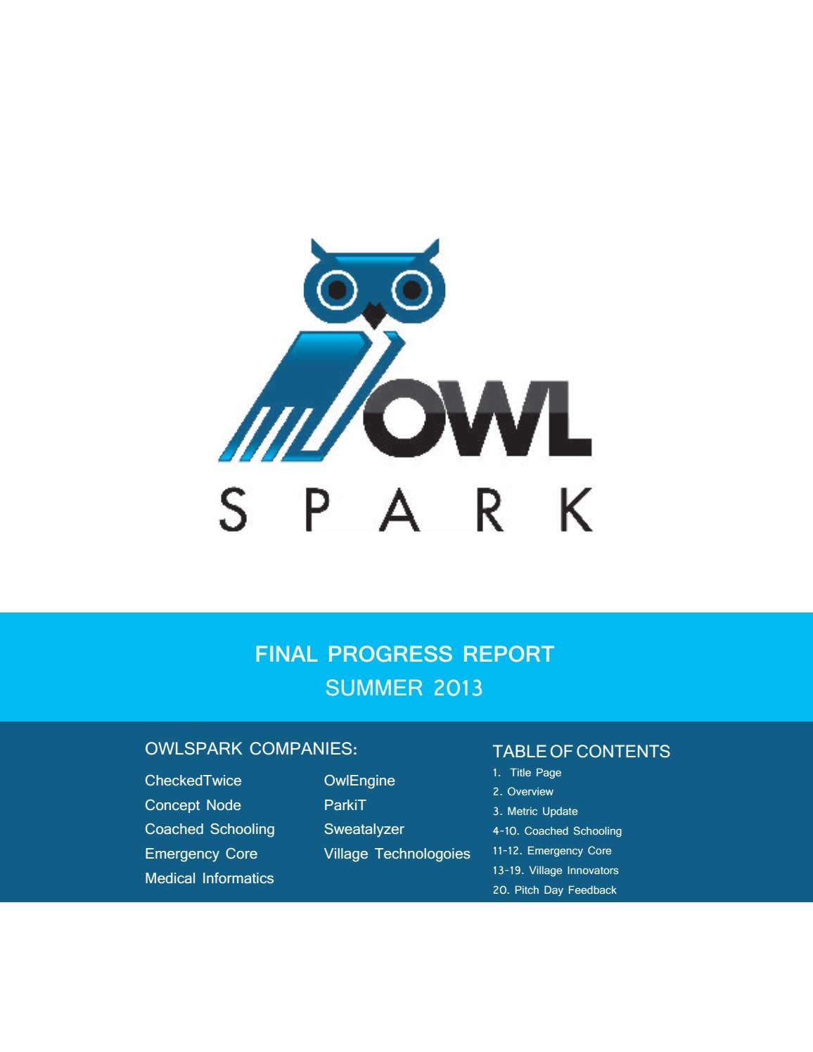 OwlSpark – 2013 Annual Report by Rice Business - Issuu