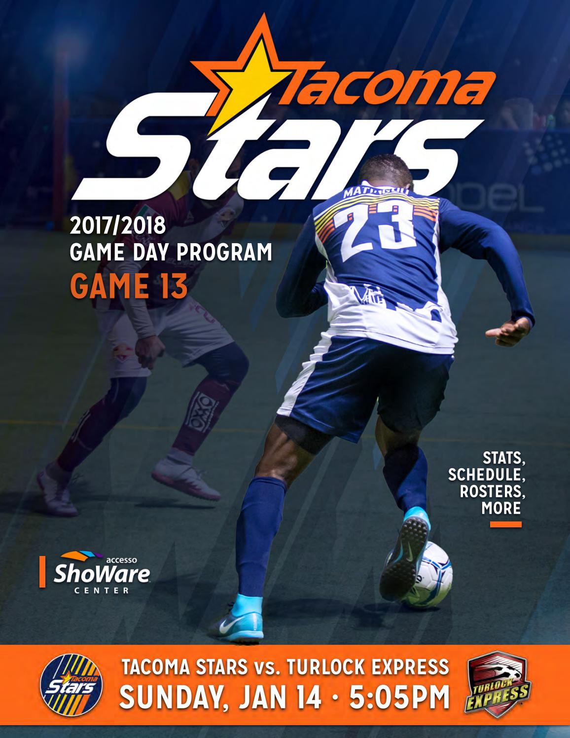 Tacoma Stars v.s. Turlock Express - Game Day Program by Tacoma Stars ...