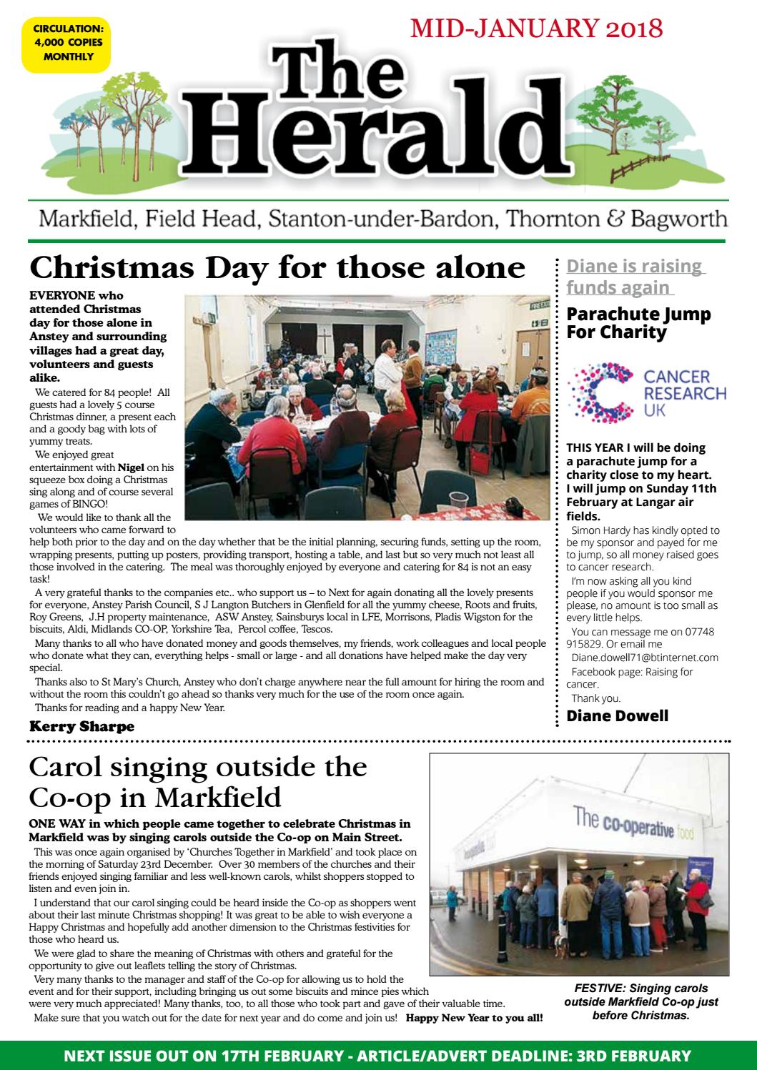 January 2018 herald magazine online by Michael Wilkinson - Issuu