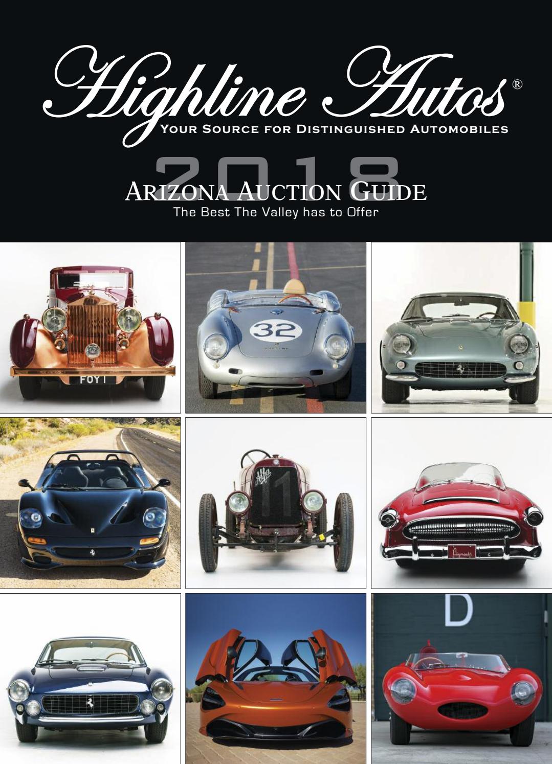 Highline Autos 2018 Arizona Auction Guide by Highline-Autos.com - Issuu