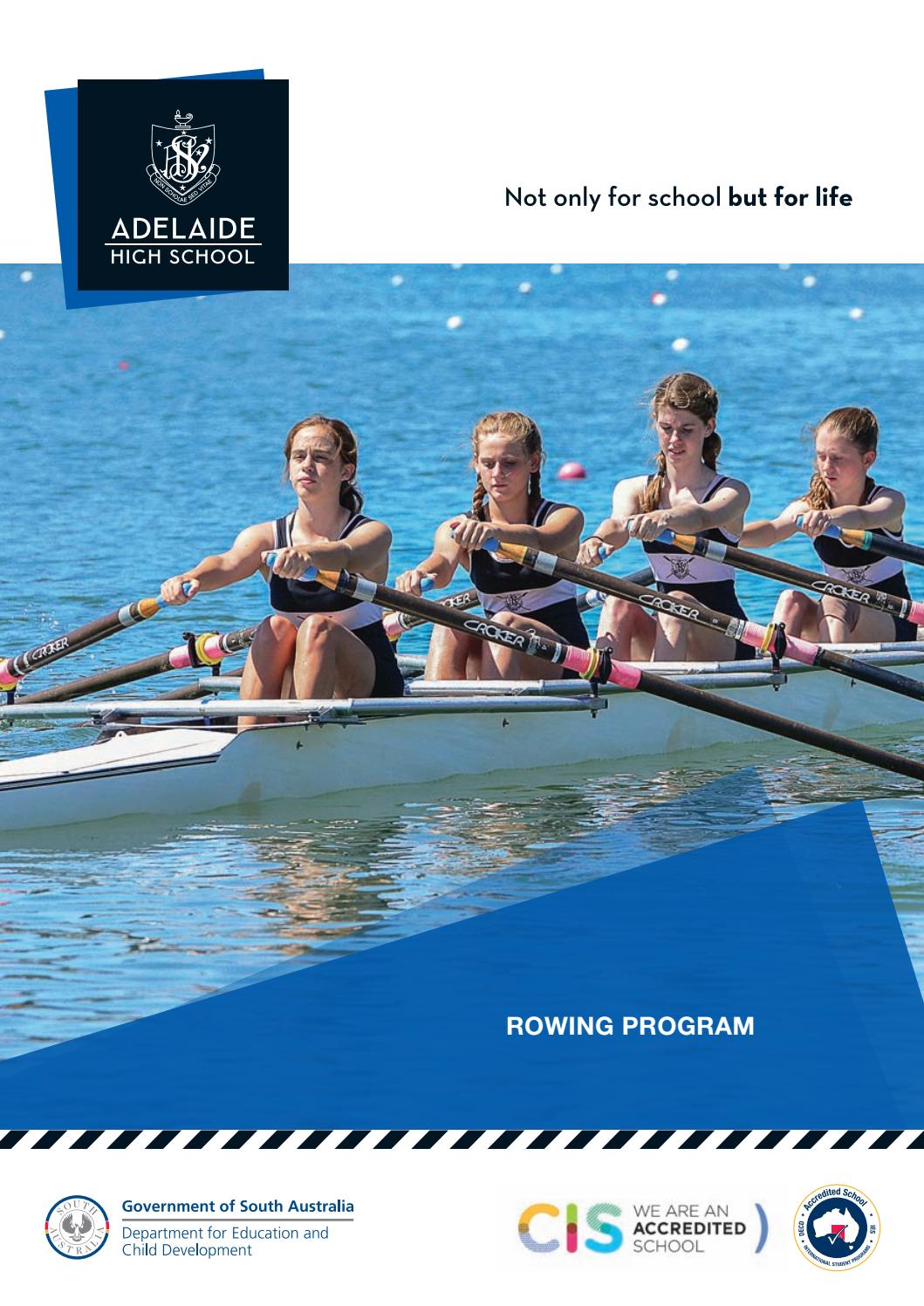 Rowing Brochure 2018 by Adelaide High School - Issuu