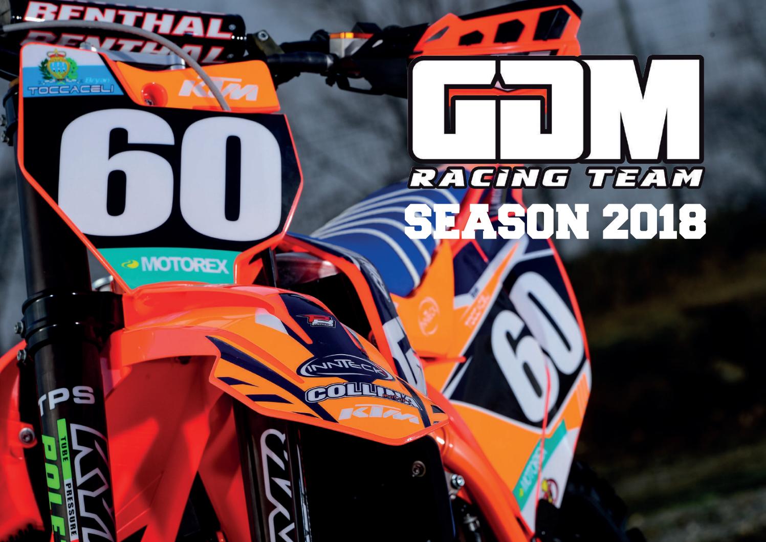 Brochure GDM Racing 2018 by STUDIOFOCUS - Issuu