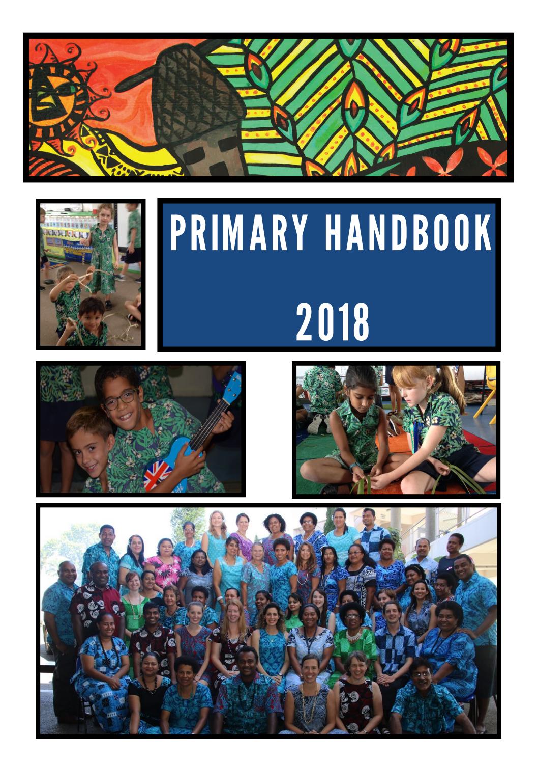 Primary Parent Handbook 2018 by International School Suva - Issuu