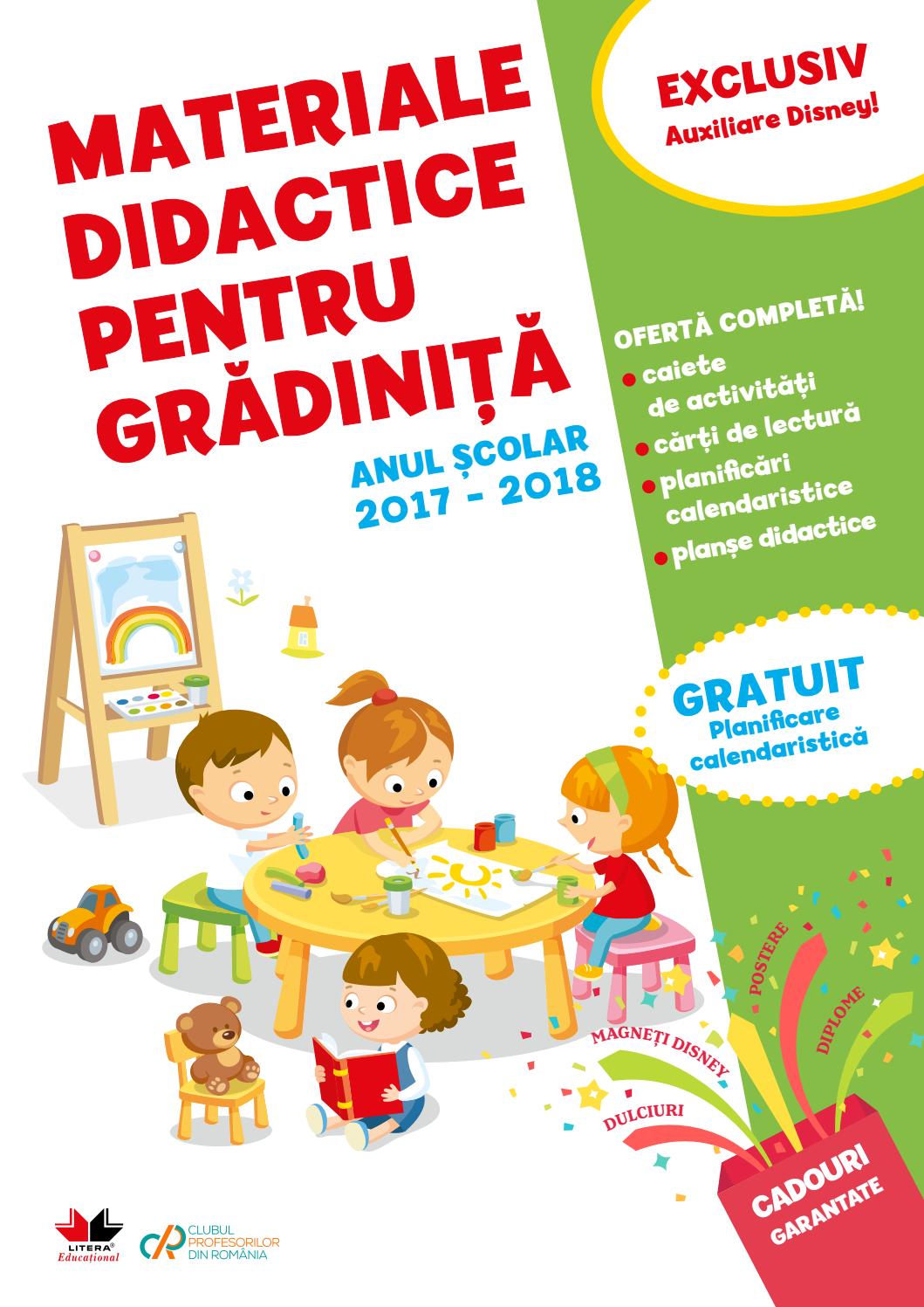 Catalog auxiliare gradinita august 2017 by Editura Litera - Issuu