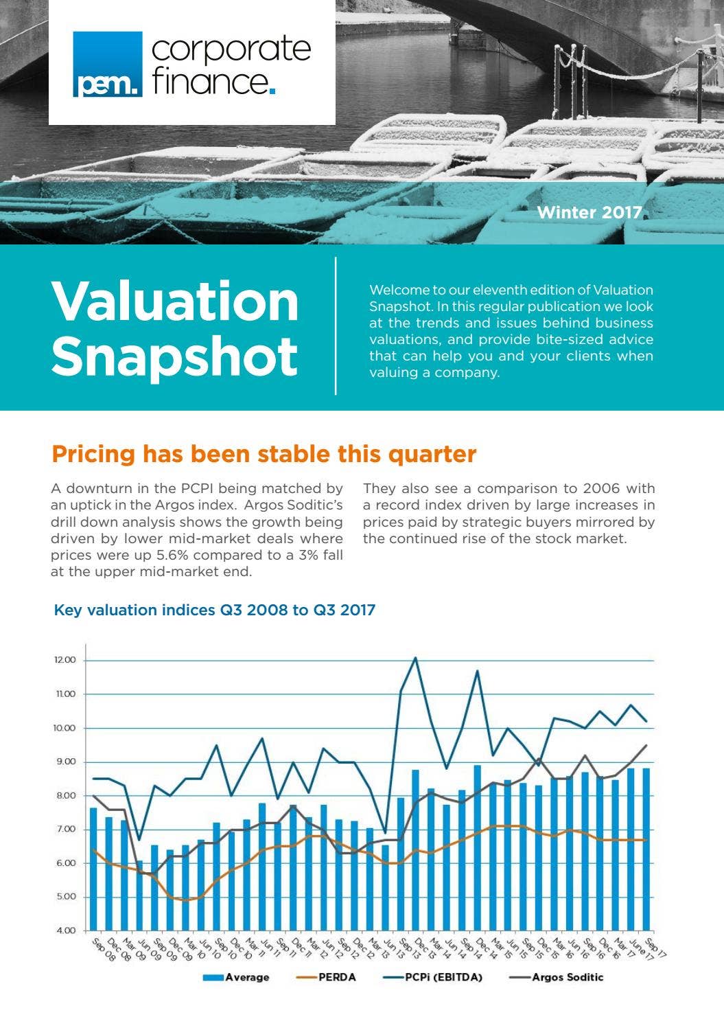 Valuation Snapshot - Winter 2017 by PEM Corporate Finance - Issuu