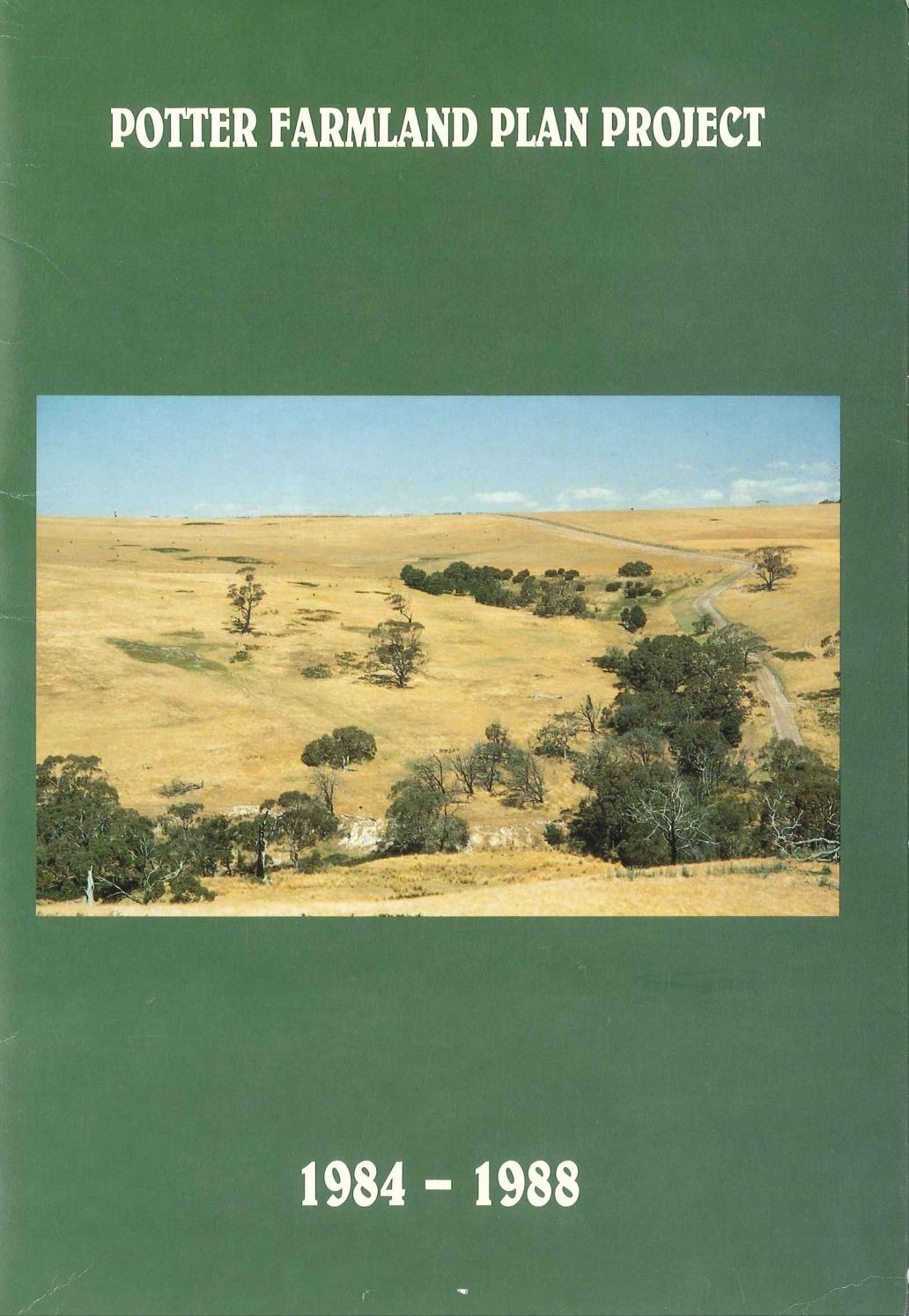 Potter Farmland Plan Project 1984 1988 by The Ian Potter Foundation - Issuu