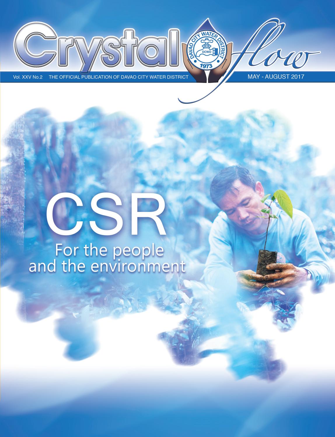 Crystal Flow 2017 May - August by Davao City Water District - Issuu