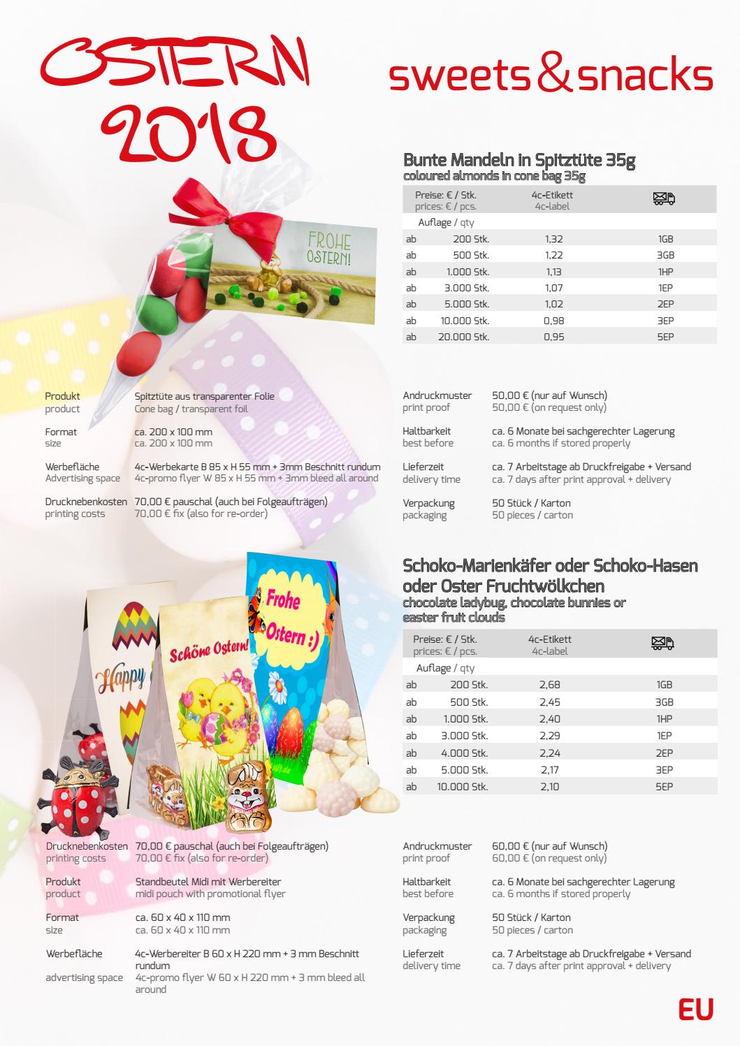 Sweets&snacks ostern 2018 eu issuu by Gesunde Werbung Katalog - Issuu