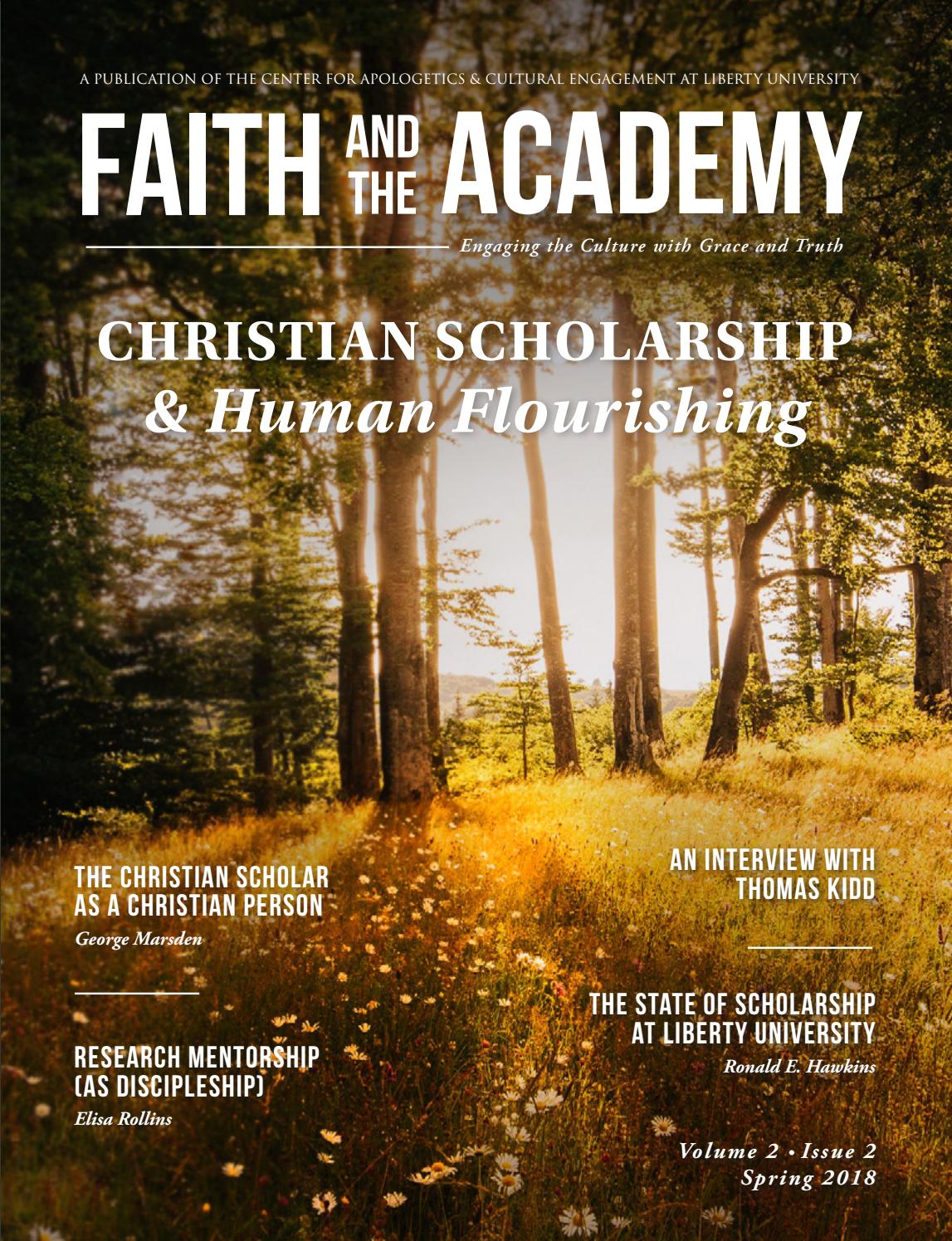 Faith and the Academy: Vol 2, Issue 2 by Liberty University - Issuu