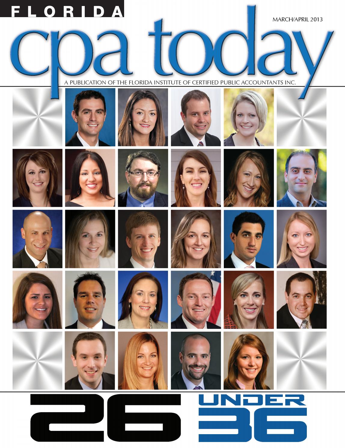 March/April 2013 - Florida CPA Today | Volume 29, Number 2 by Florida ...