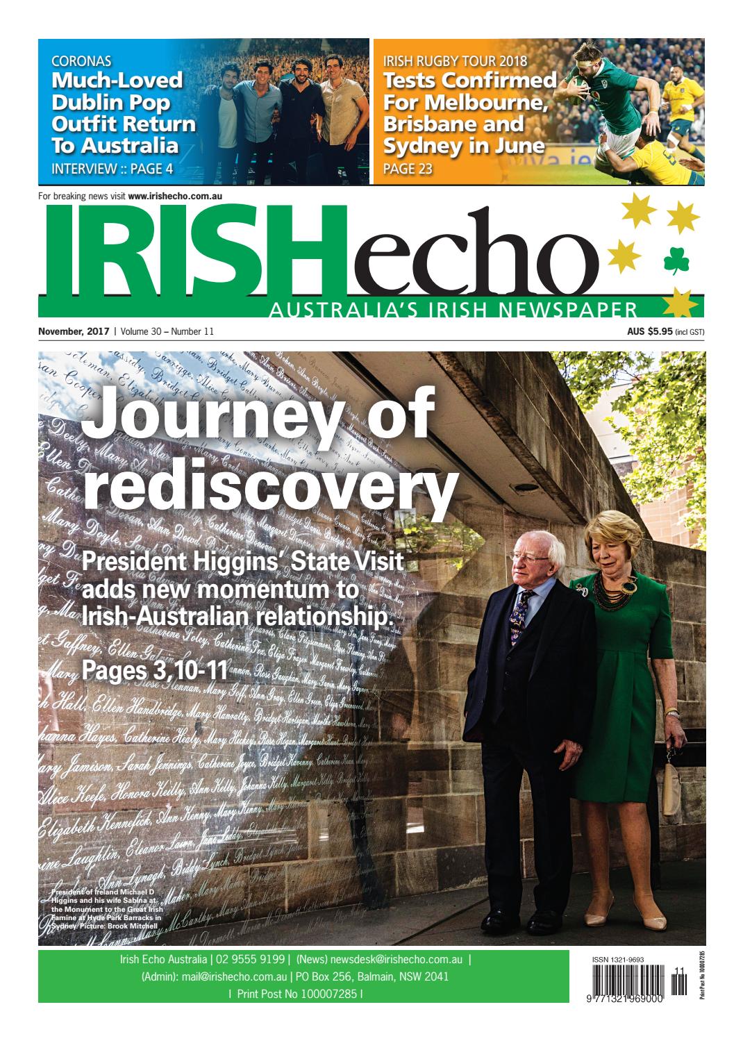 Irish Echo November 2017 by Irish Echo - Issuu