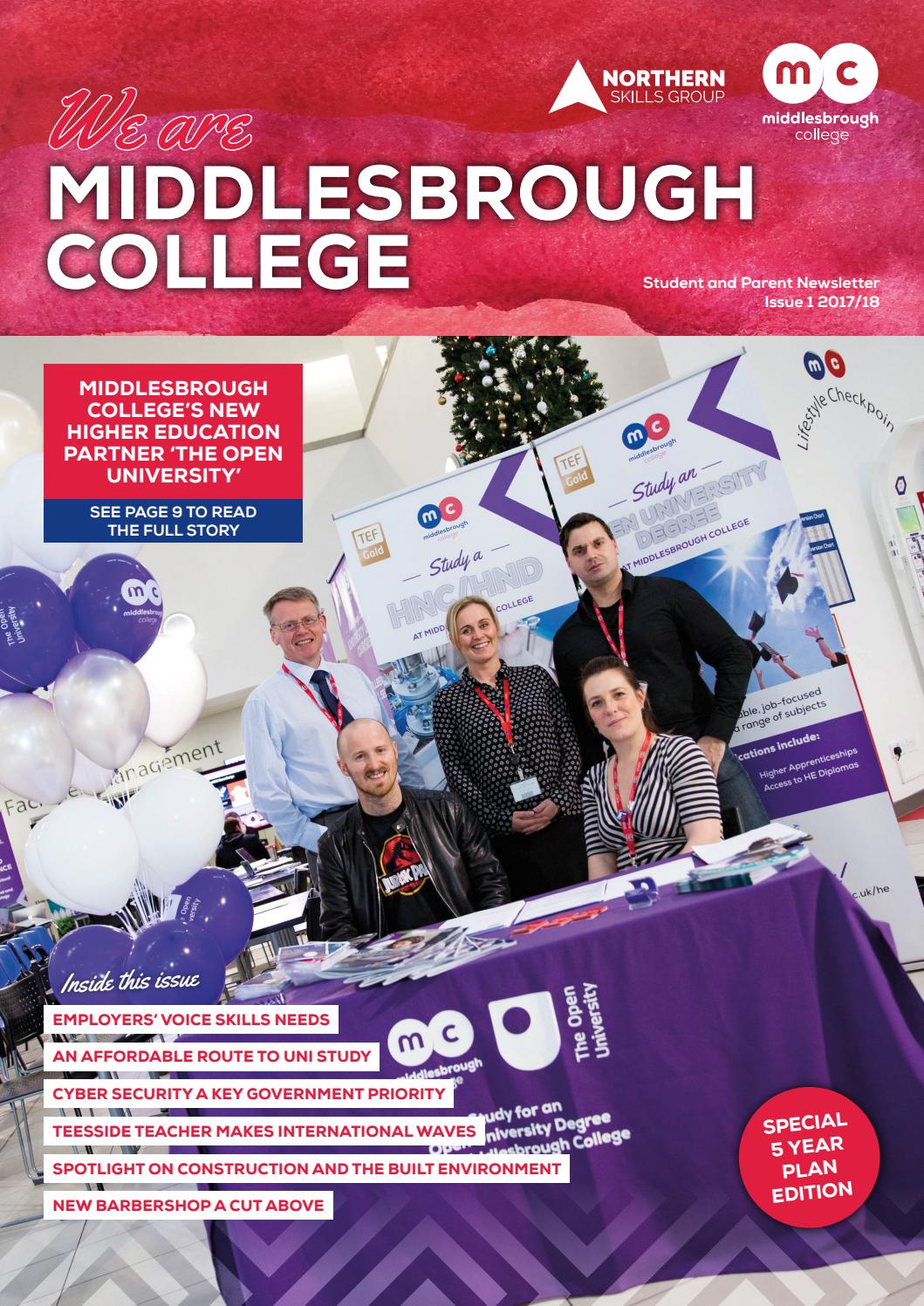 We are Middlesbrough College - Student and Parent Newsletter by ...