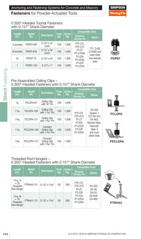 Simpson Strong Tie Catalog by Ram Tool Construction Supply Co. - Issuu