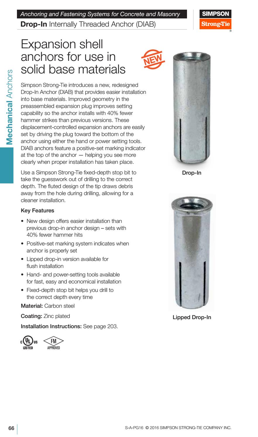 Simpson Strong Tie Catalog by Ram Tool Construction Supply Co. - Issuu