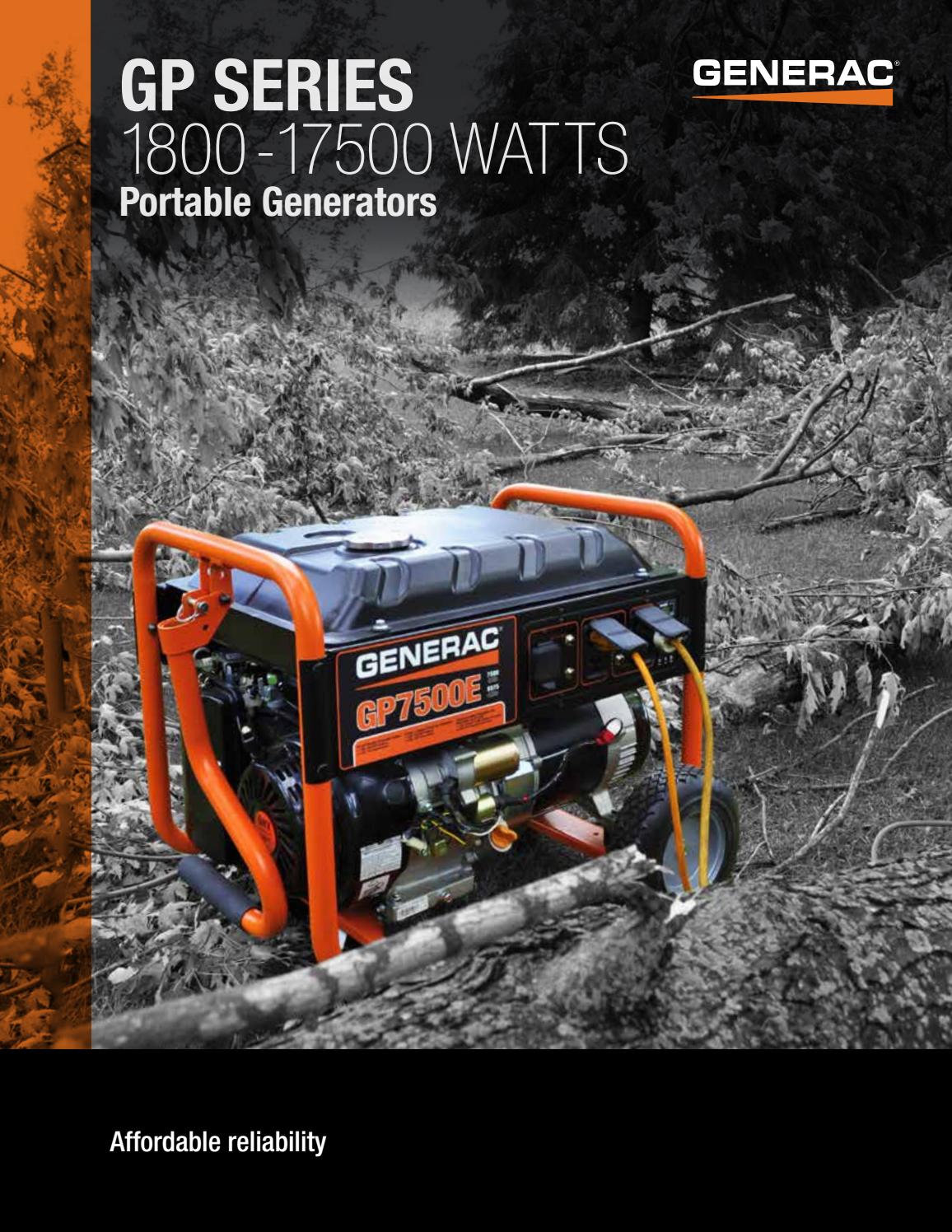 Generac GP Series by Ram Tool Construction Supply Co. - Issuu