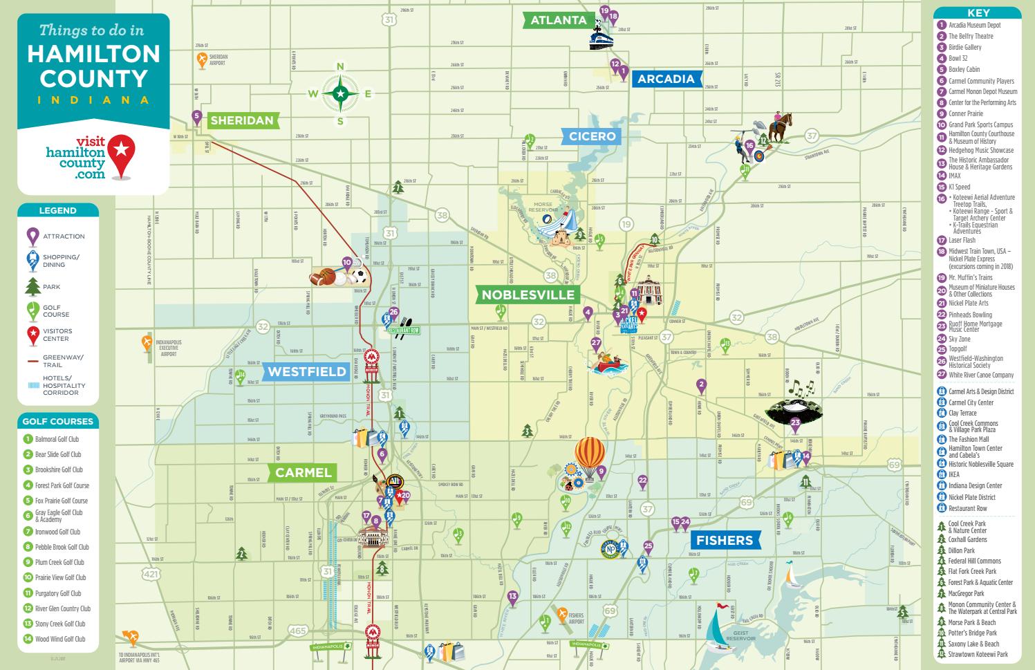 Hamilton County, Indiana - Experience Map by Visit Hamilton County ...